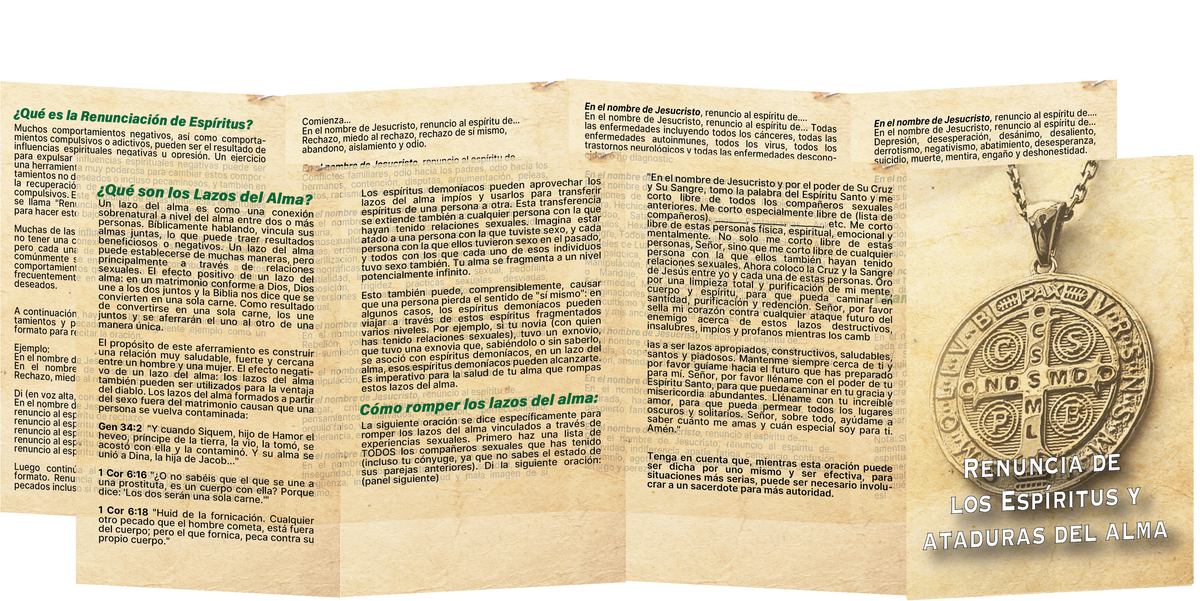Renunciation Prayers and Breaking Soul Ties (Catholic SPANISH version ...