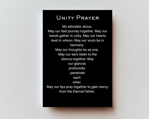 CLASSIC VERSION Unity Prayer- PREMIUM METAL – Road to Purity Store
