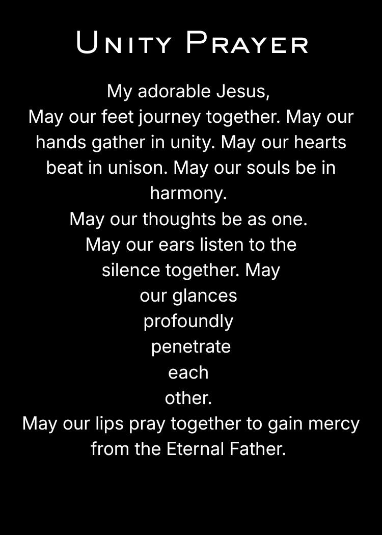 CLASSIC VERSION Unity Prayer- PREMIUM METAL – Road to Purity Store